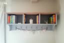 Chester Dove Grey Storage Shelf and Hooks