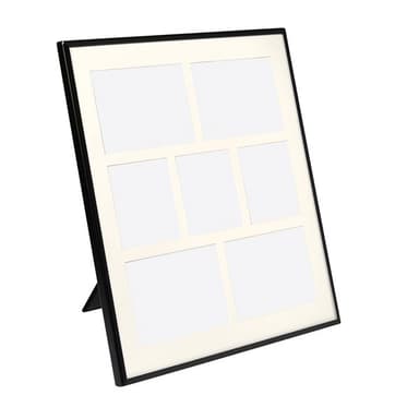 Fine Black Metal 7 Aperture Photo Frame - The Cotswold Company