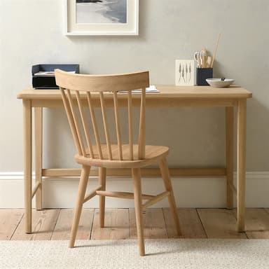 Berkeley Nordic Oak Console Desk - The Cotswold Company