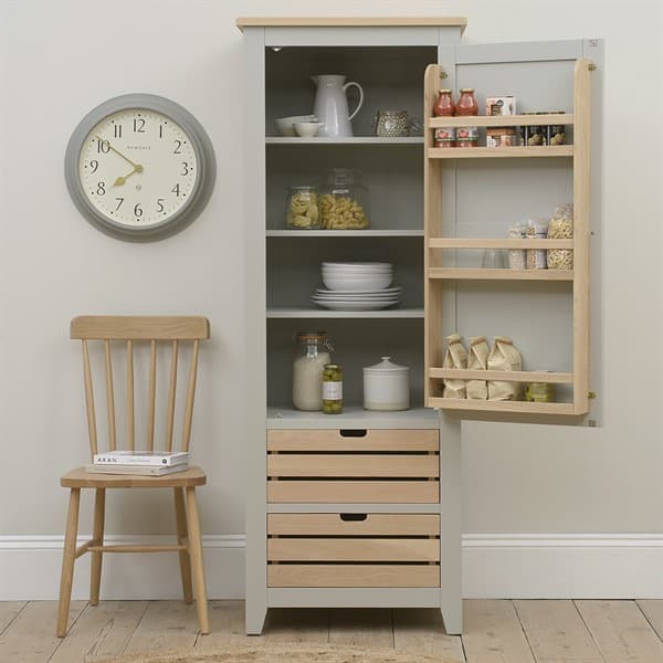 Chester Dove Grey Narrow Larder - The Cotswold Company