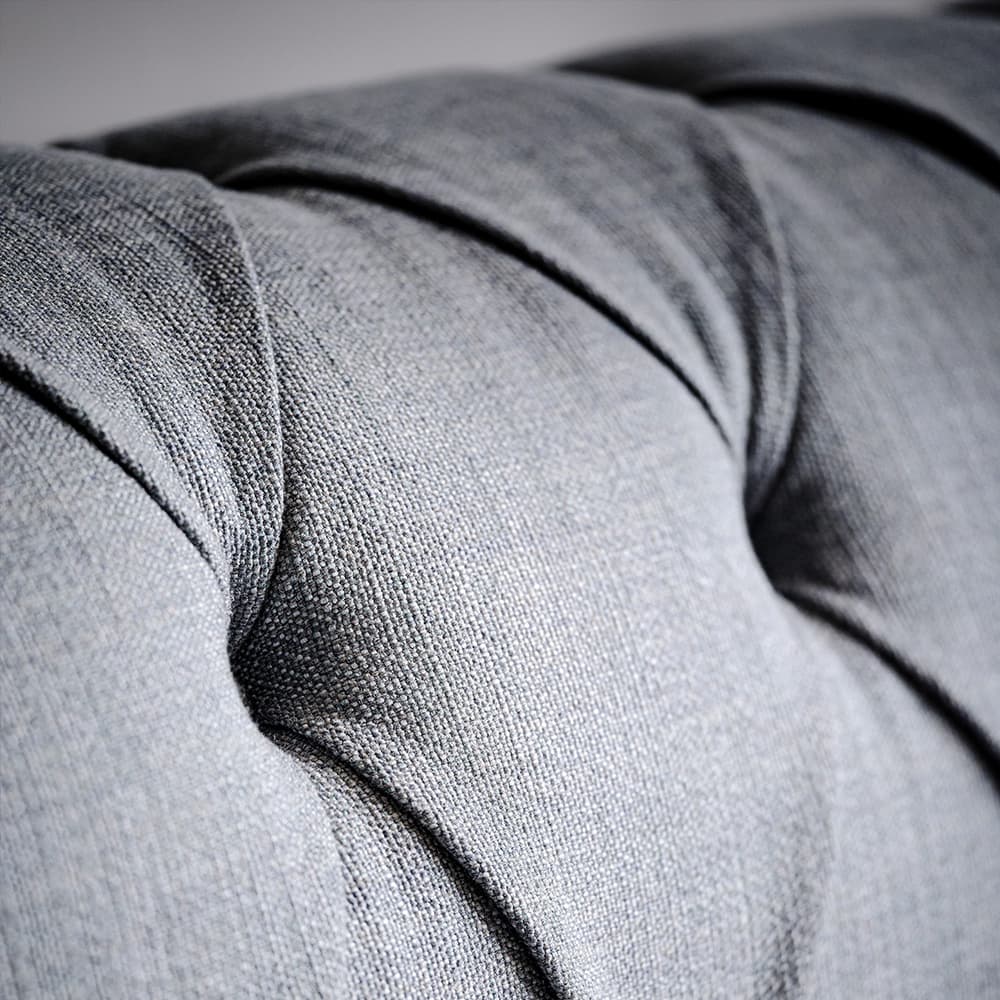 Harris Chesterfield 3 Seater - Natural - House Linen Mix - The Cotswold ...